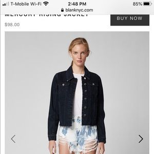 Blank NYC | Jackets & Coats | Blank Nyc Mercury Rising Black Denim ...